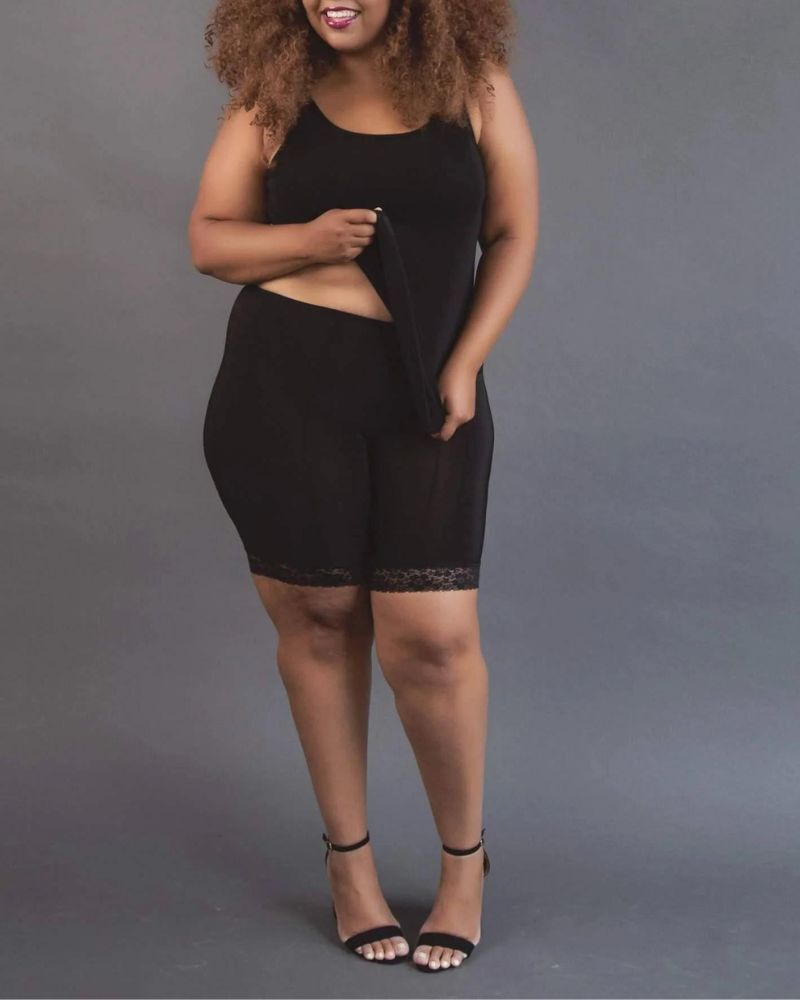 Fusion Moisture Wicking Anti Chafing Shortlette Slip Short 9" – Kiyonna